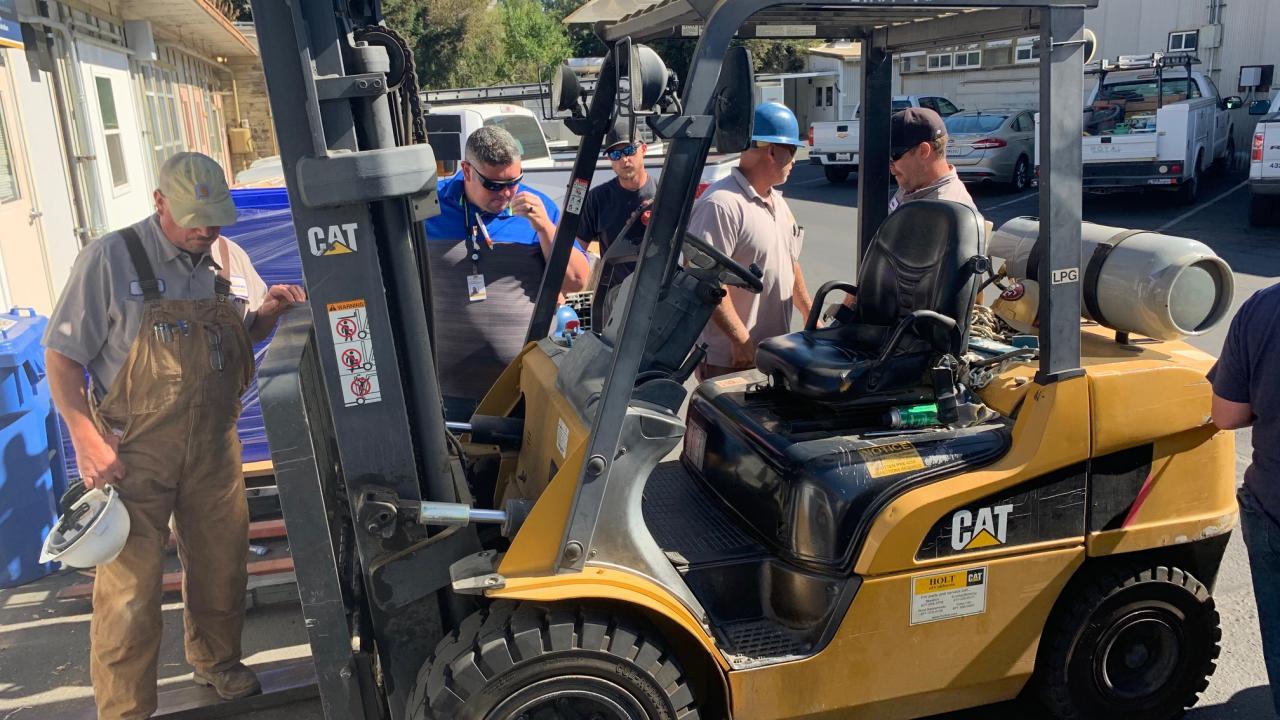 FM Safety Team Provides Forklift Training | Facilities Management